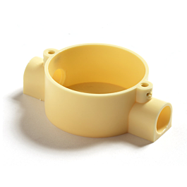 Attema trekdoos | 2 x enkele aansluiting 16 mm | PVC Voordeel