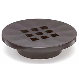 PP rooster 183 x 183 mm rond voor vloerput 200 x 200 | PVCvoordeel