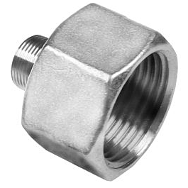 RVS negatieve verloopring binnendraad x buitendraad 2'' x 3/4 ...