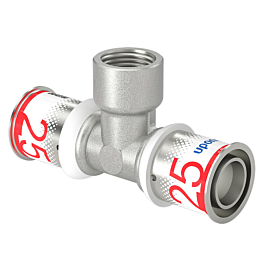 Uponor S-Press Plus T-stuk 90° Water 25 x ½" x 25 | PVCVoordeel.nl